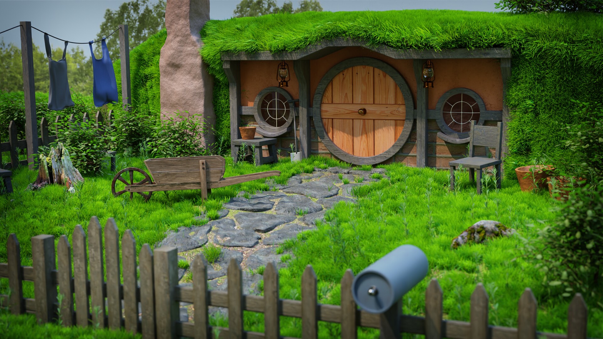 ArtStation - Hobbit Hole