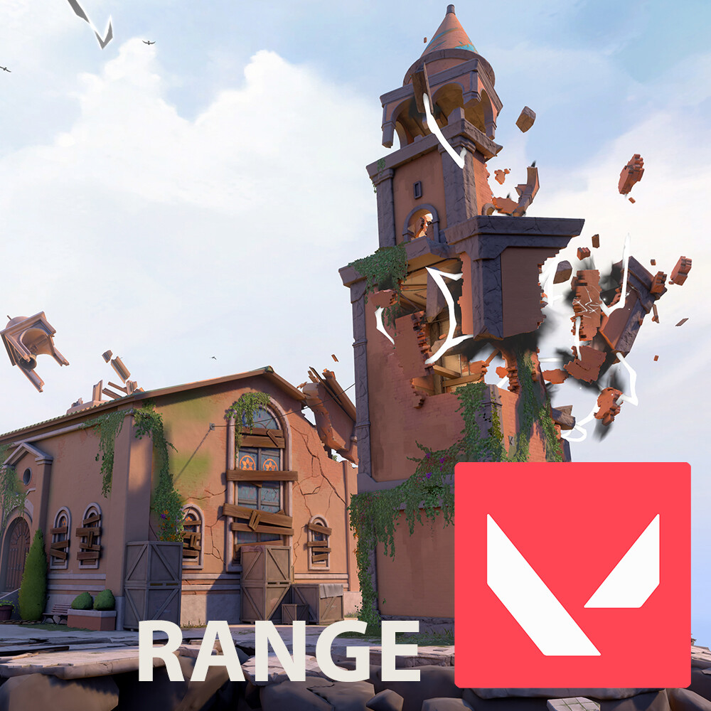 ArtStation - VALORANT \\ Lighting and Environment : Shooting Range