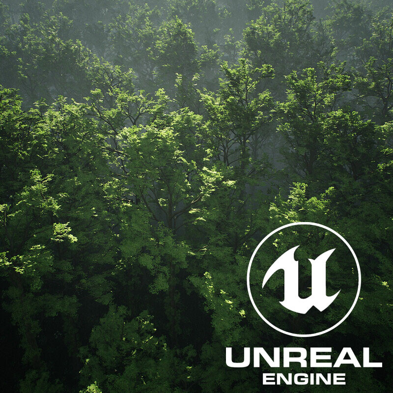 ArtStation - Oak Forest Trees - Unreal Engine 4 - Part 1