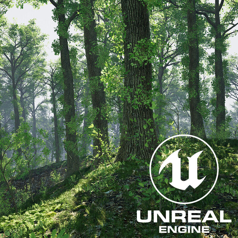 ArtStation - Oak Forest Trees - Unreal Engine 4 - Part 9