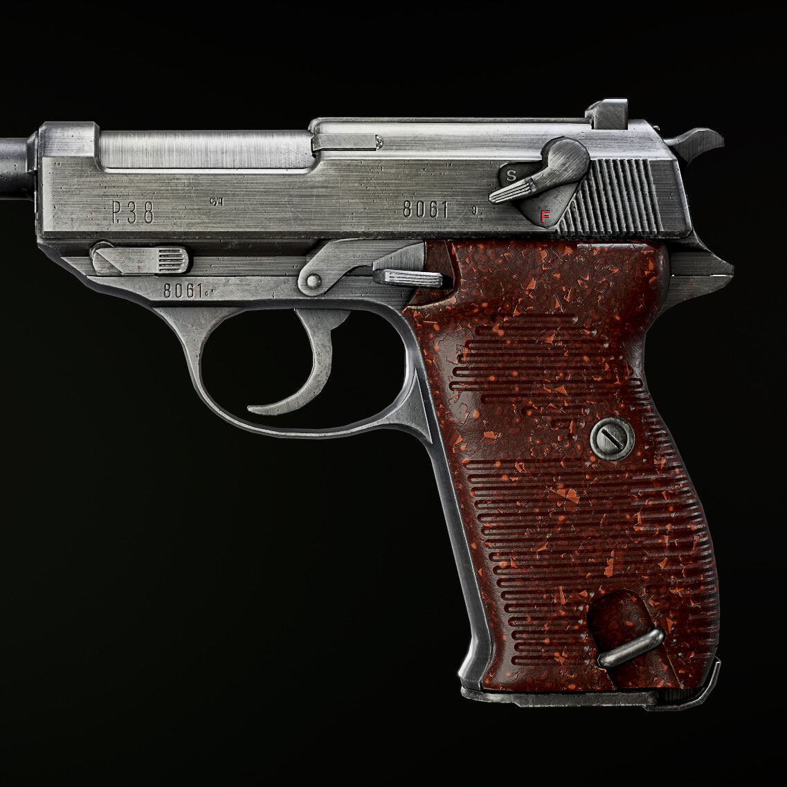 ArtStation - P38 Pistol [REAL-TIME]