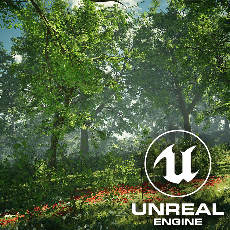 ArtStation - Oak Forest Trees - Unreal Engine 4 - Part 5