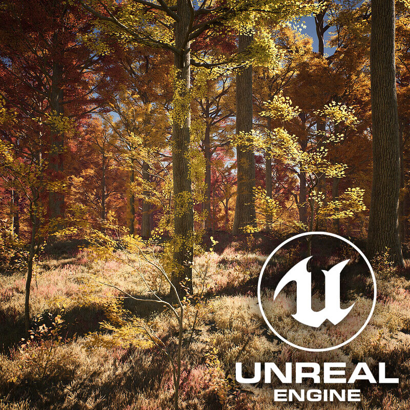 ArtStation - Oak Forest Trees - Unreal Engine 4 - Part 7