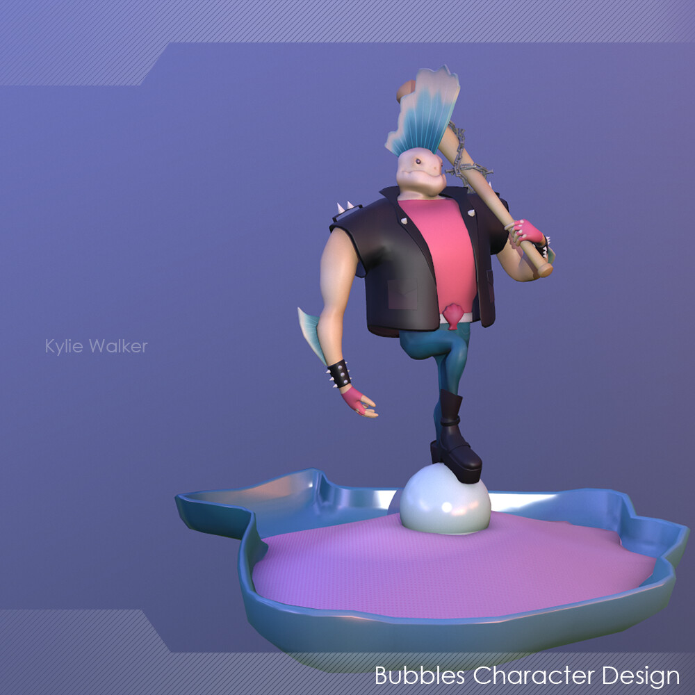 ArtStation - Bubbles Character Design