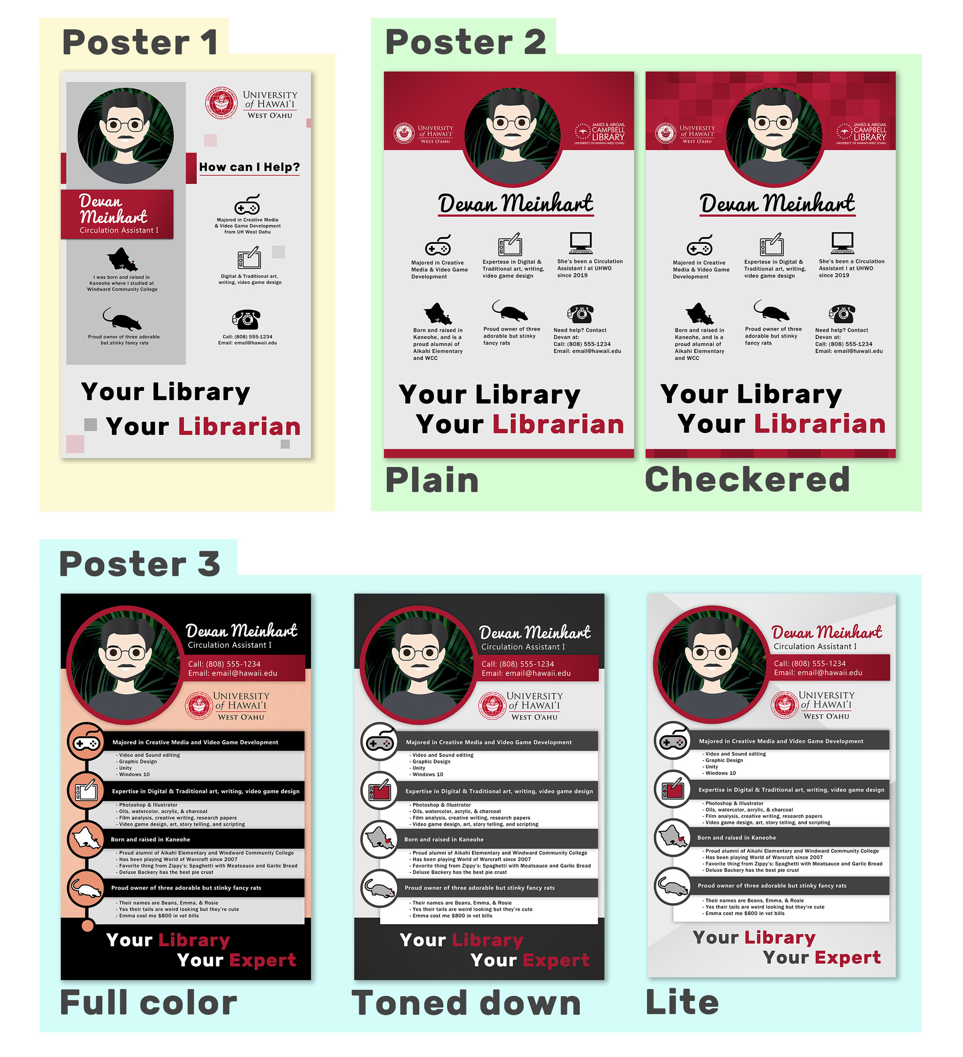 ArtStation - Graphic Design: Librarian Posters