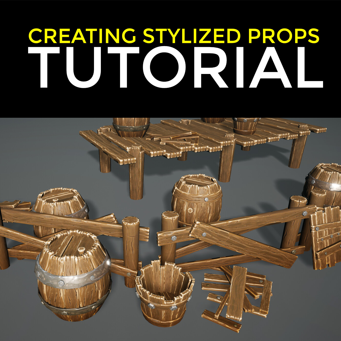 ArtStation - Creating stylized props / Tutorial
