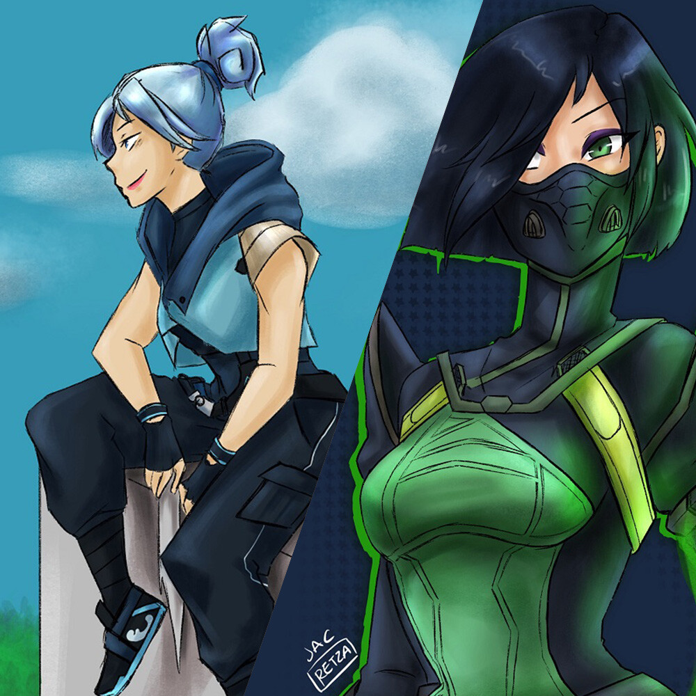 ArtStation - Jett / Viper - fanart