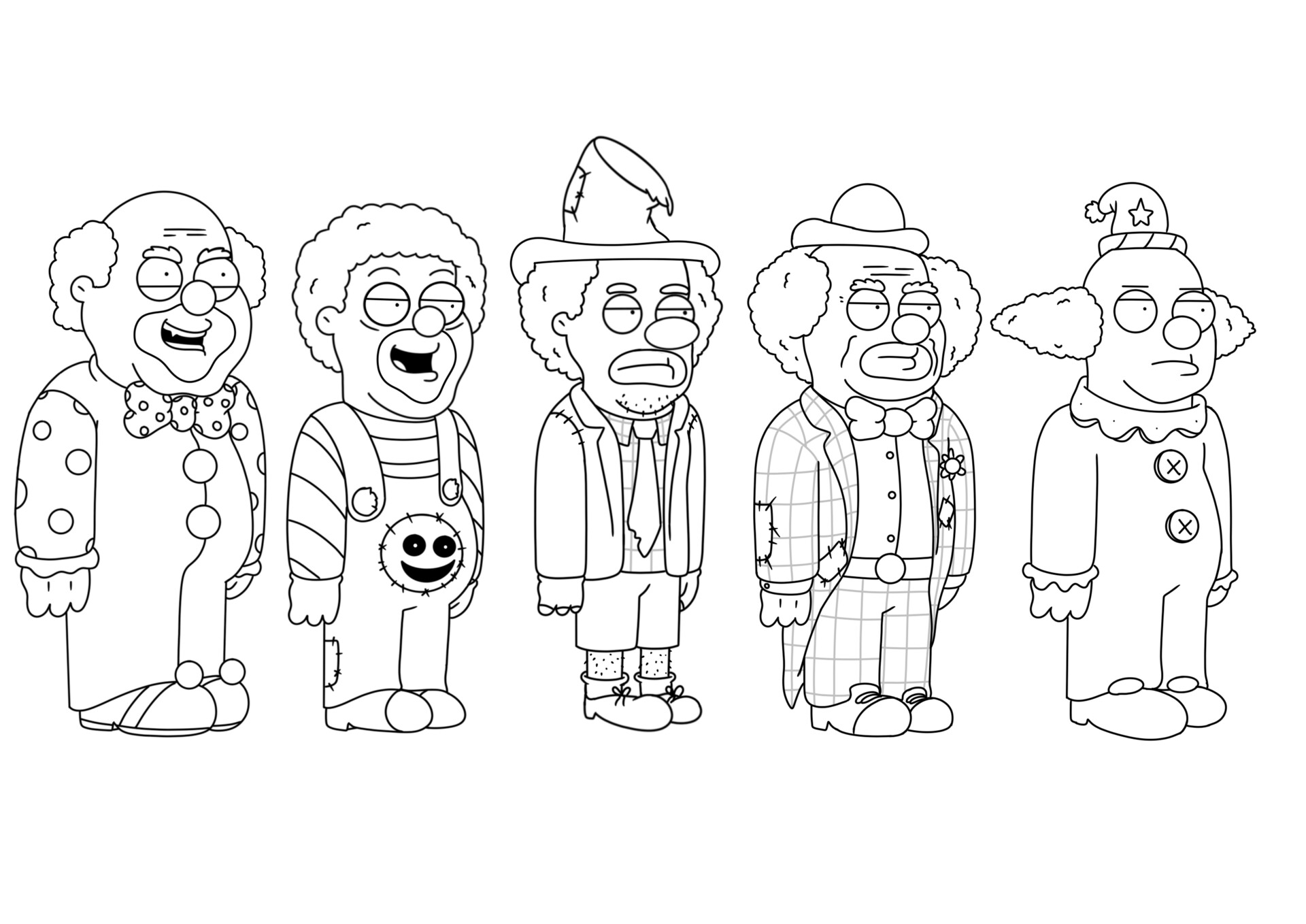 ArtStation - Clown Character Designs