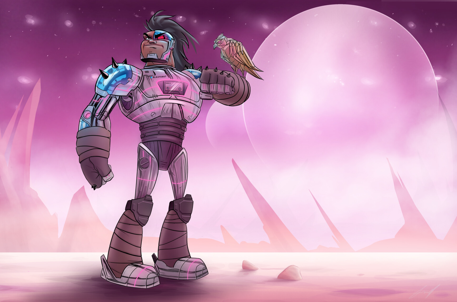 ArtStation - B.E.R Cyborg