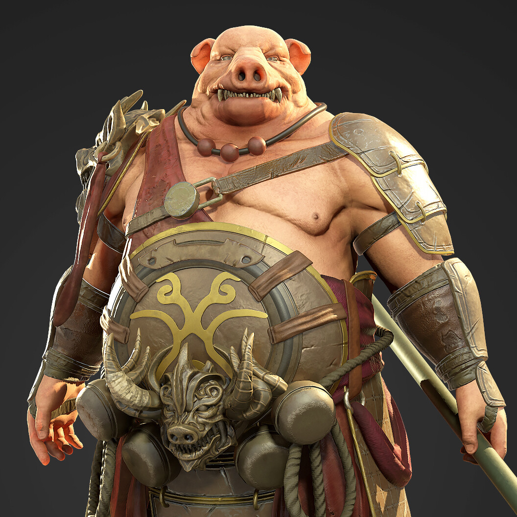 ArtStation - Character Design: Chinese New Year of The Pig (2019)