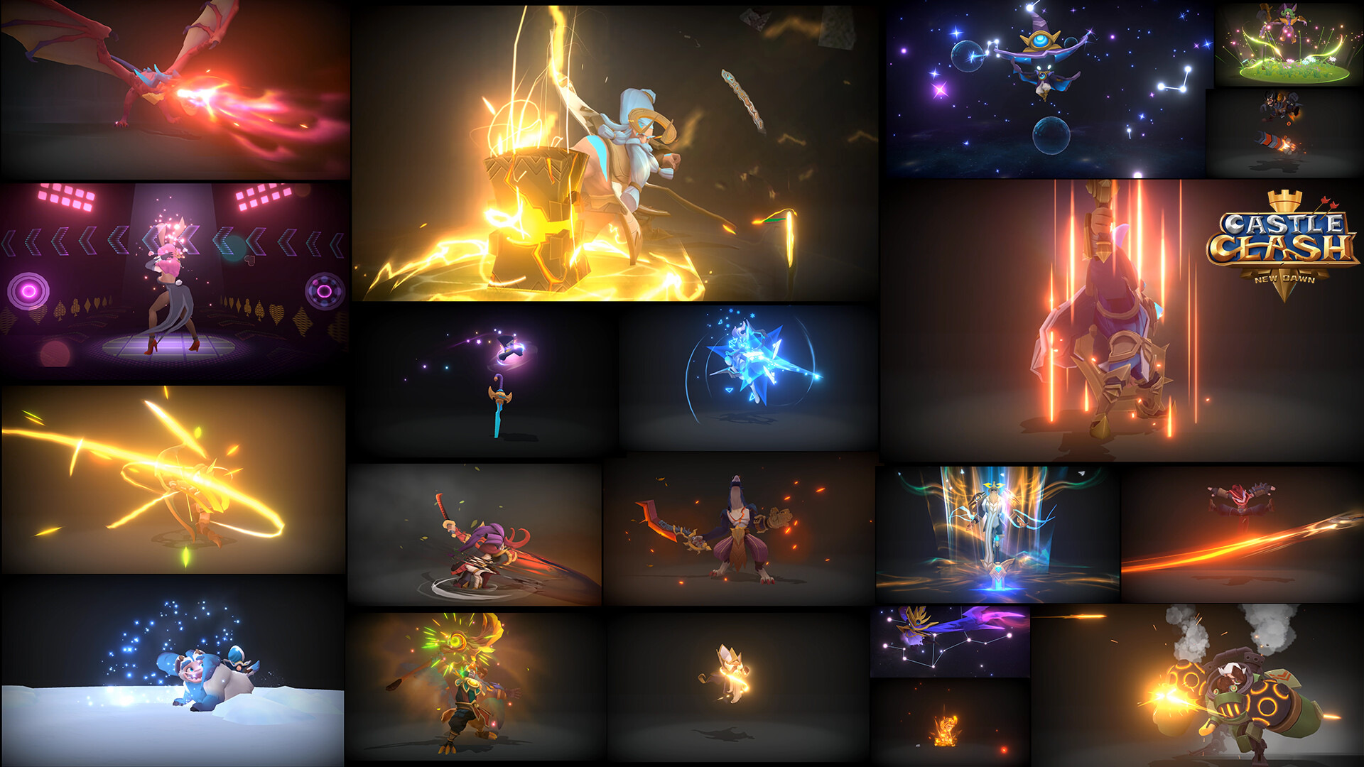 ArtStation - castle clash new dawn effect