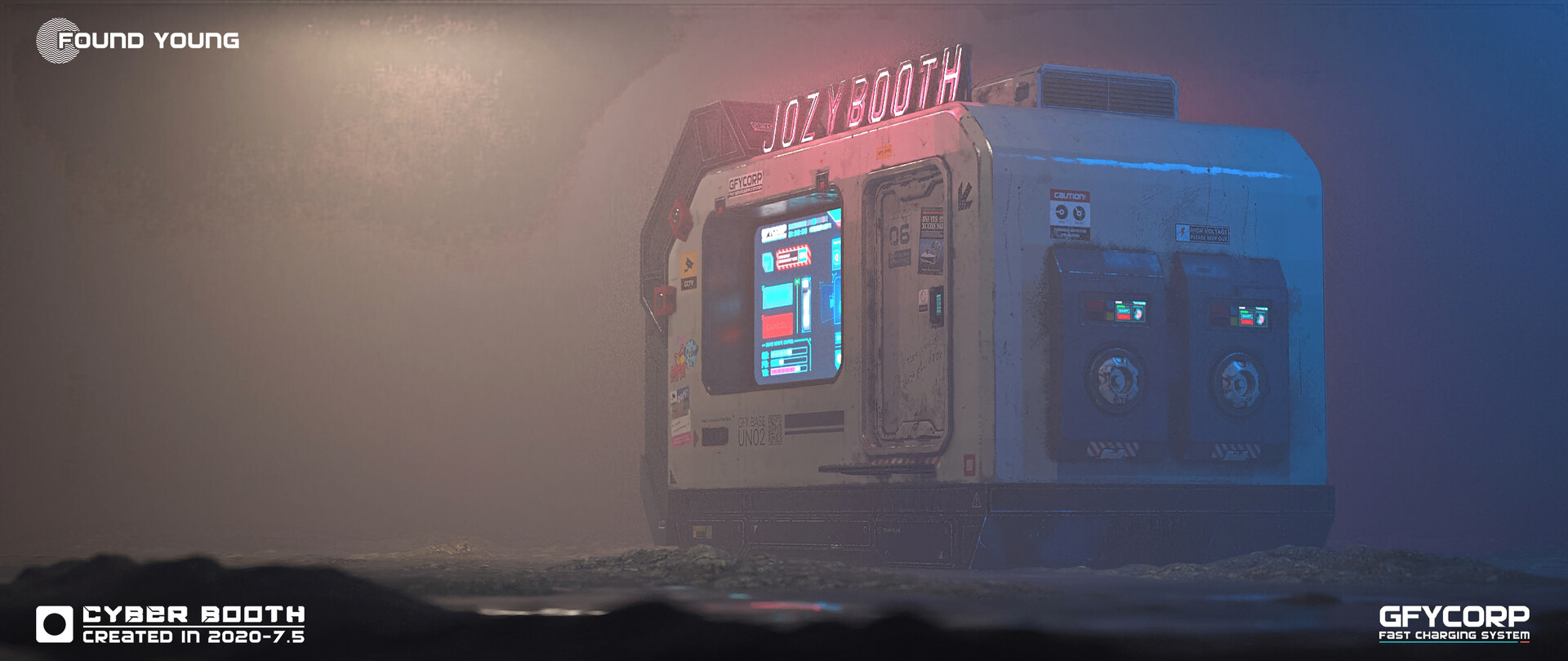 ArtStation - Cyber Booth