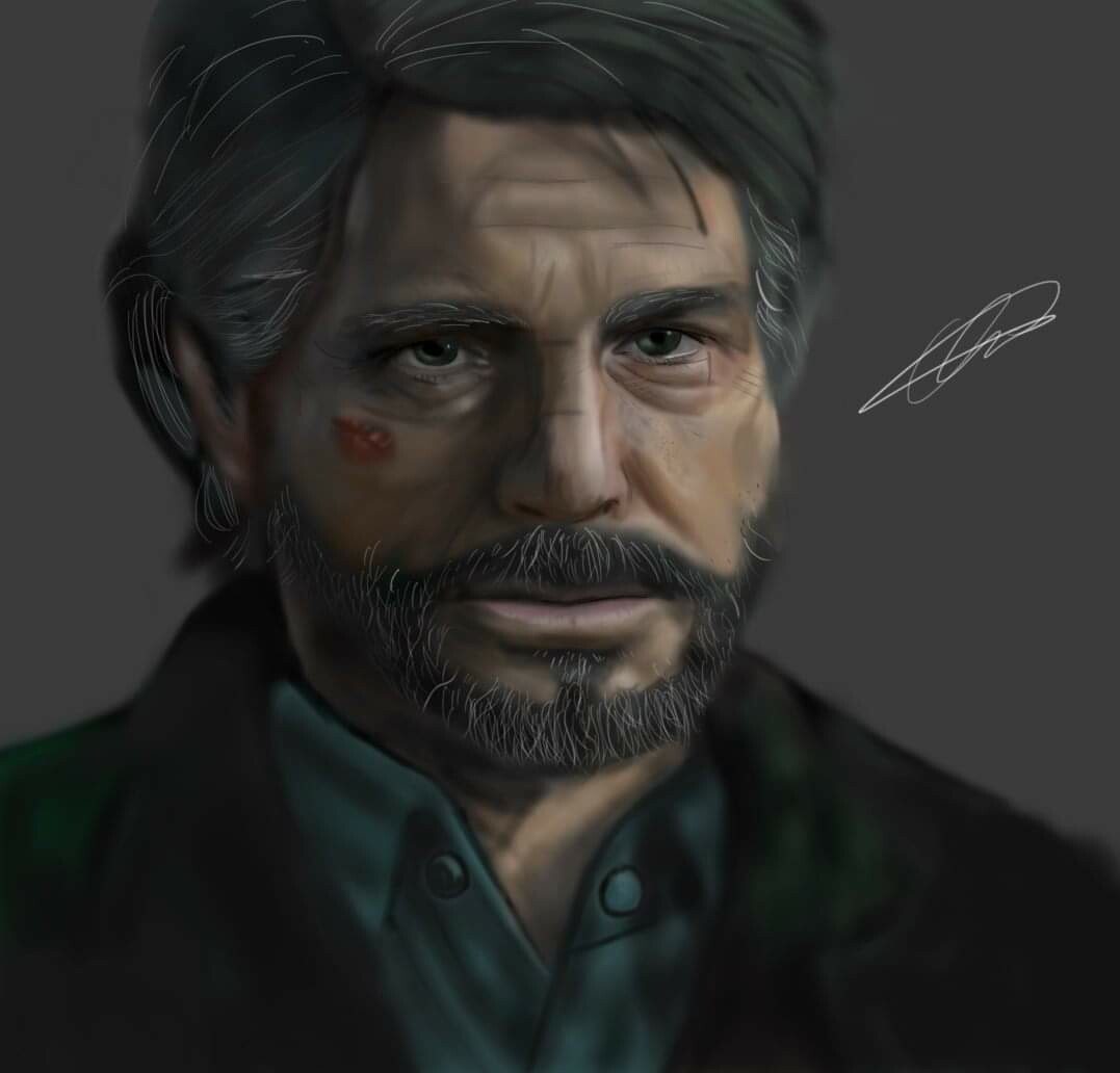 ArtStation - Skintone study of Joel from the Last of Us