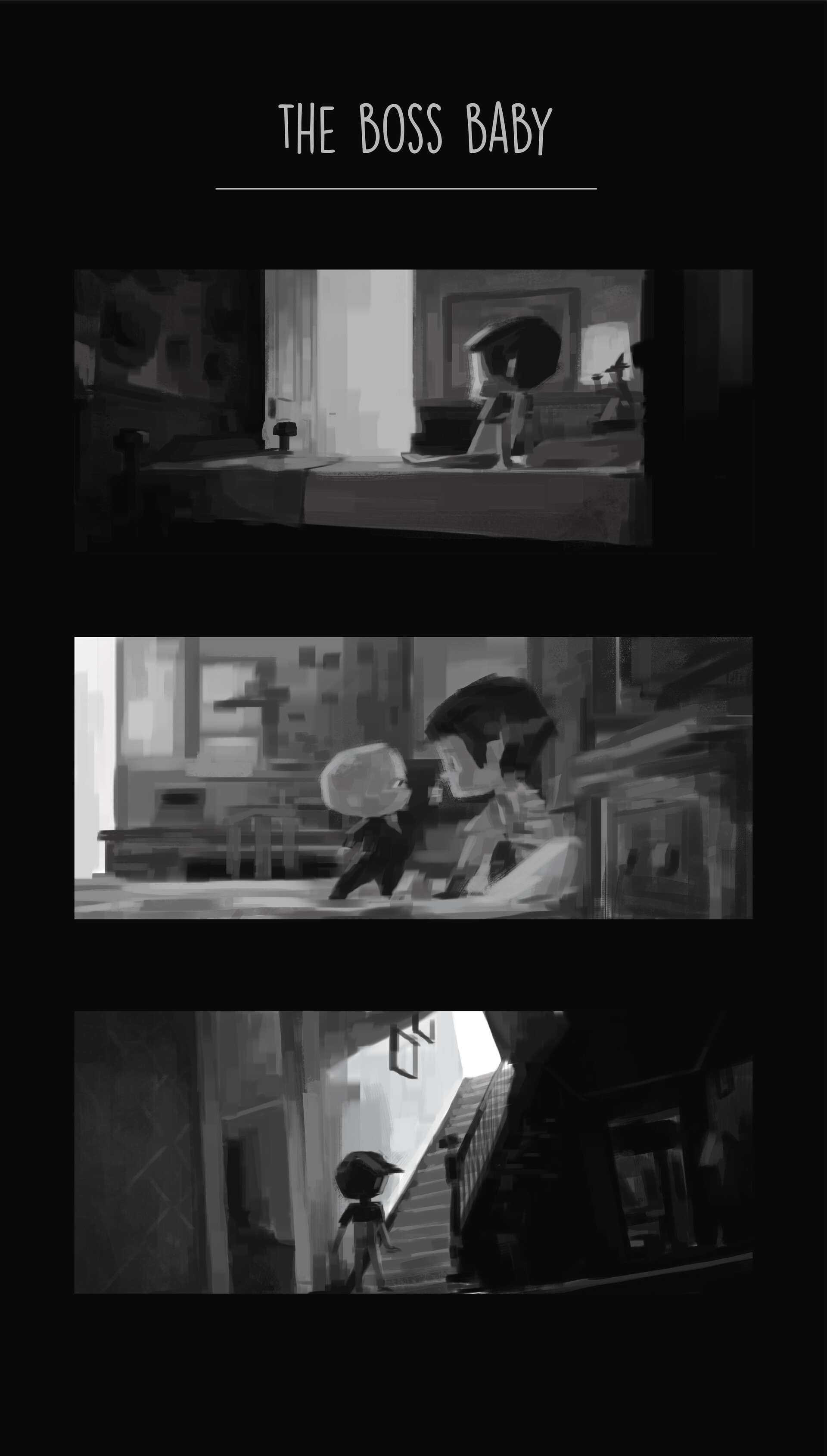 ArtStation - The Boss Baby - Value Study 001-003
