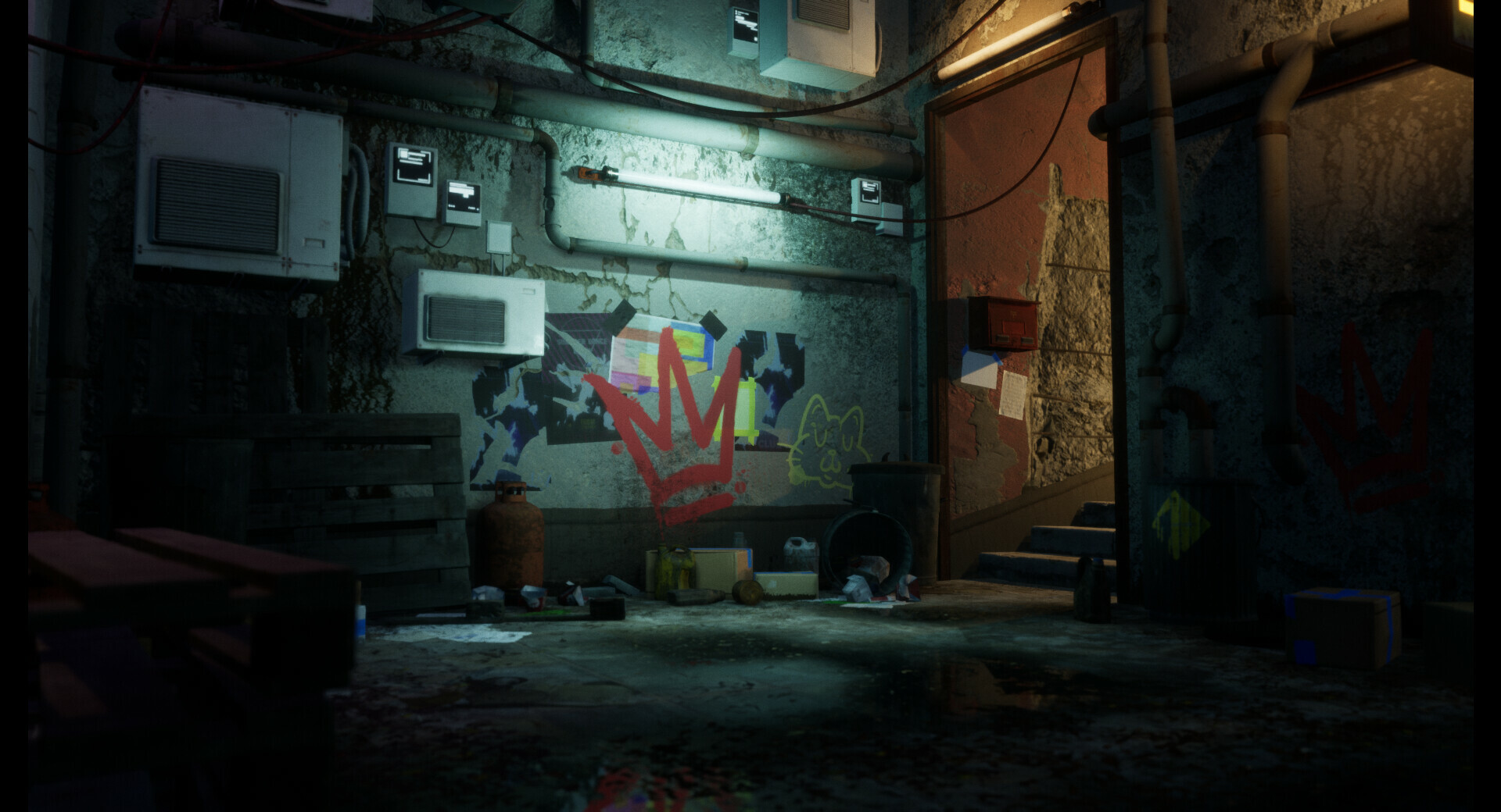 ArtStation - Cyberpunk Level Art