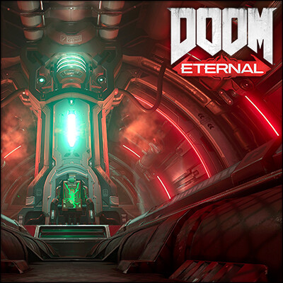 ArtStation - DOOM ETERNAL - MARS CORE (BFG Power Conduit)