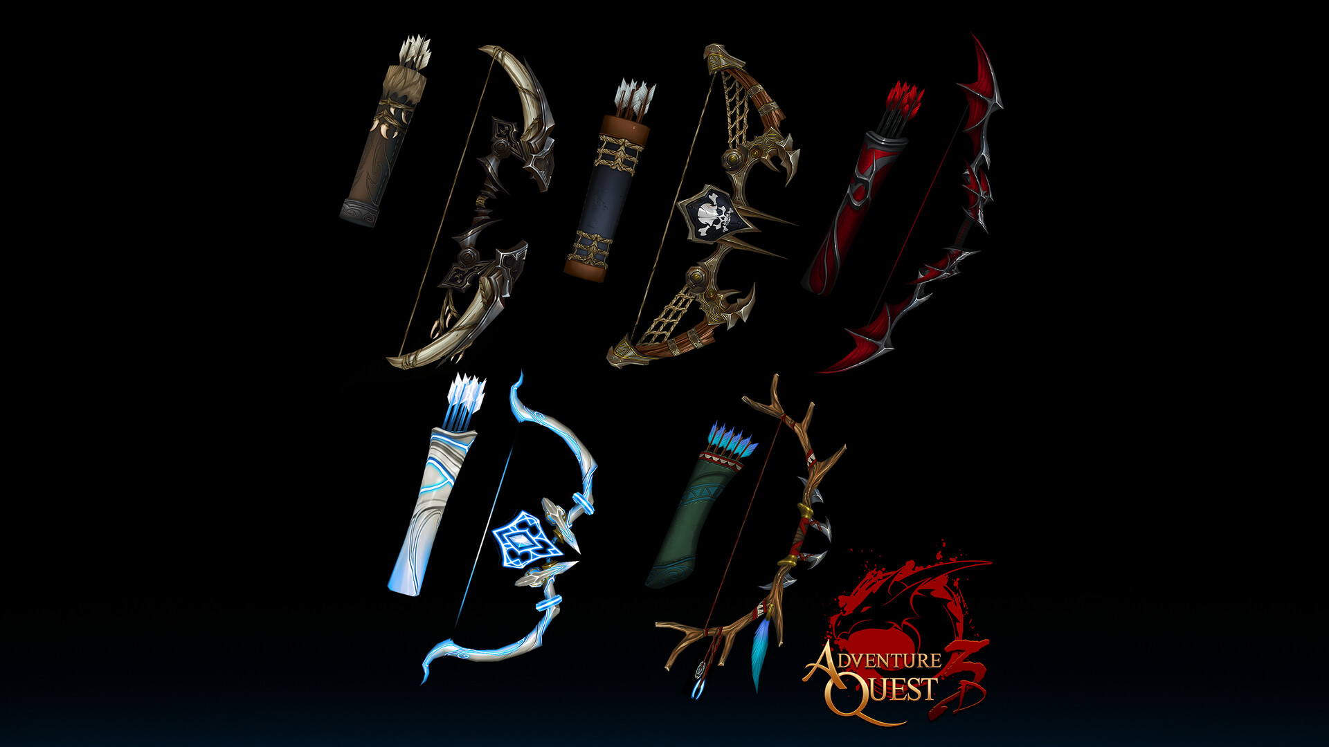 ArtStation - AQ3D Bows