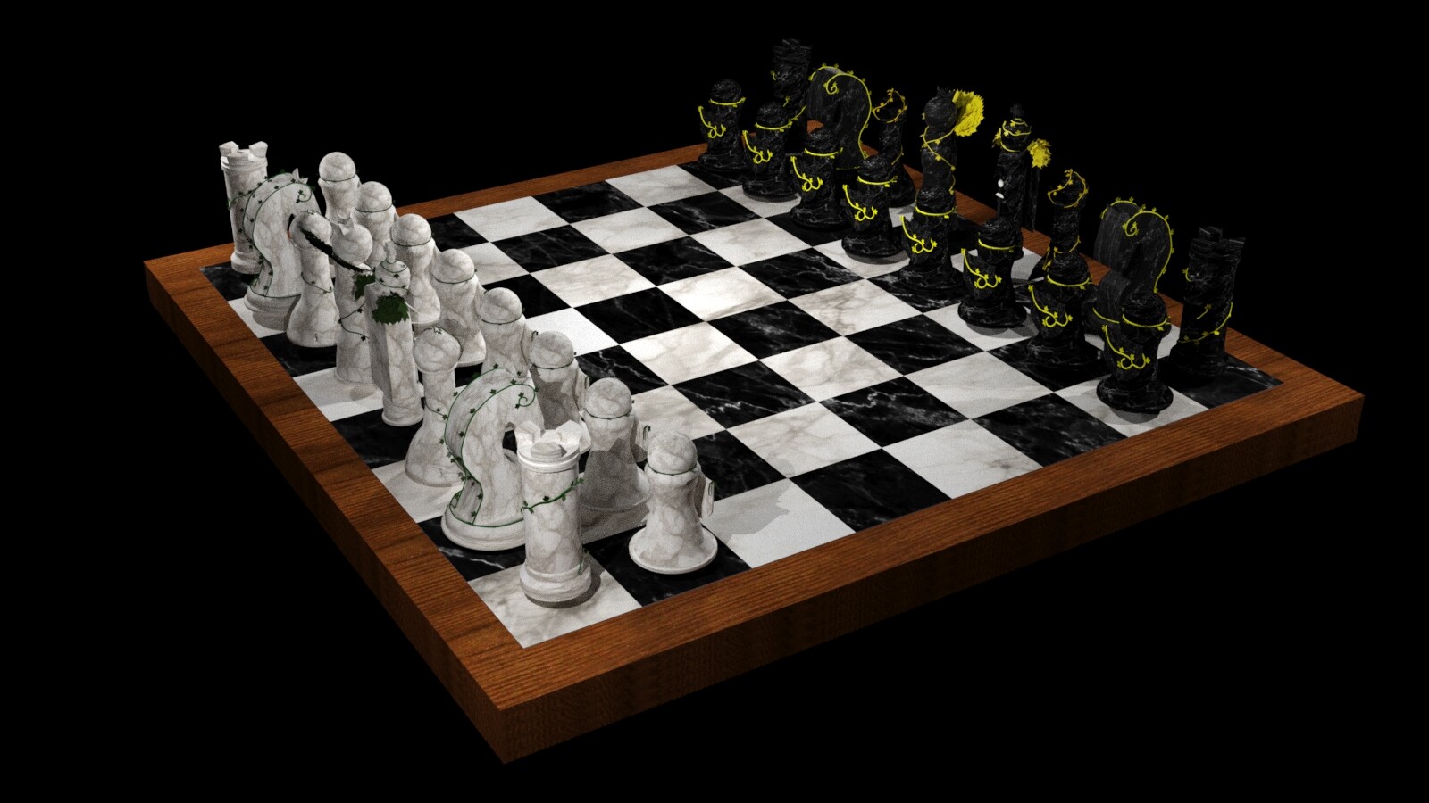 ArtStation - 3ds Max- Chess