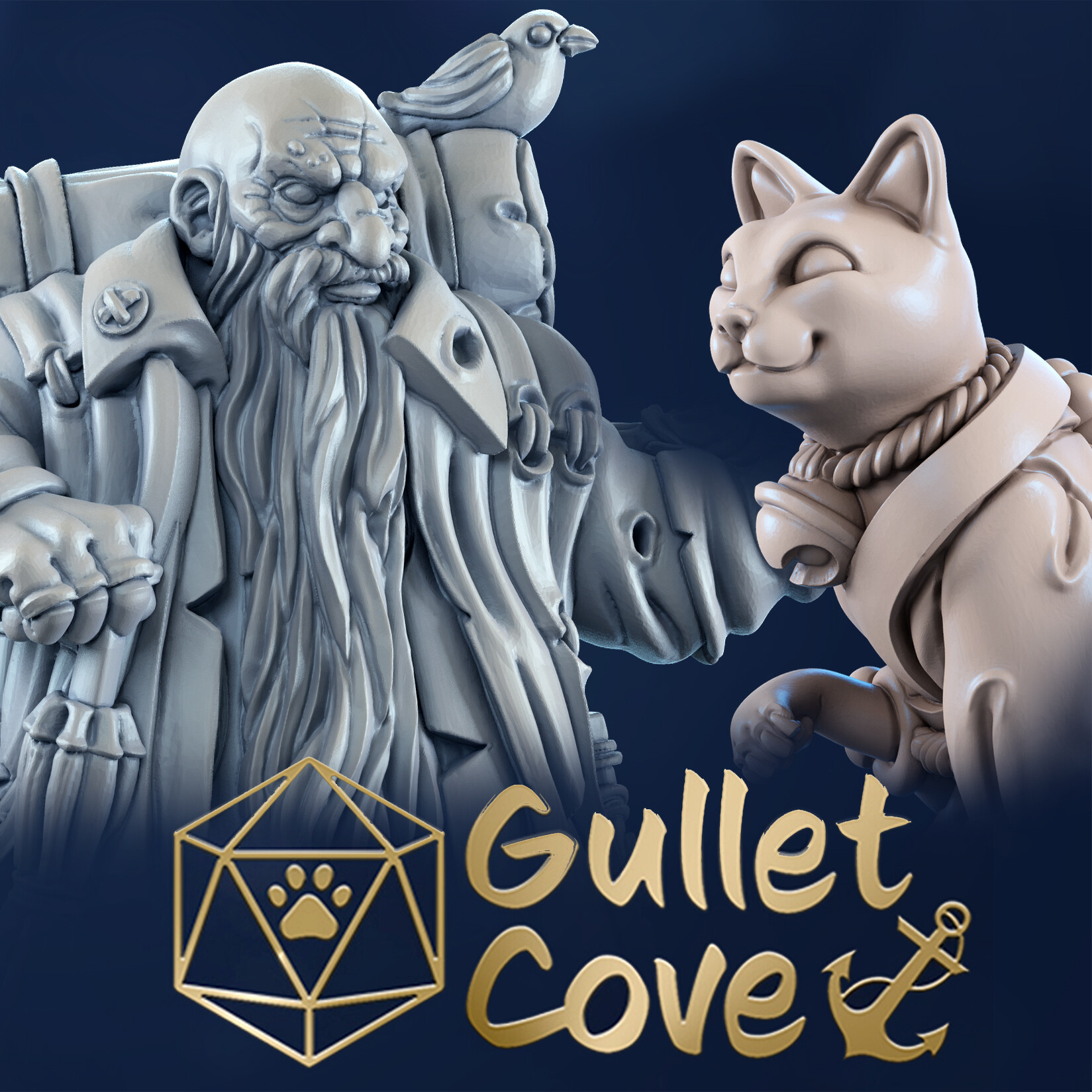 ArtStation - Animal Adventures - Gullet Cove Minis