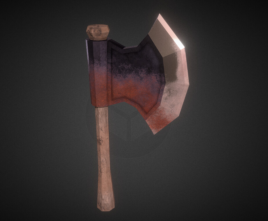 ArtStation - Hacha Ultra Low Poly (Axe)