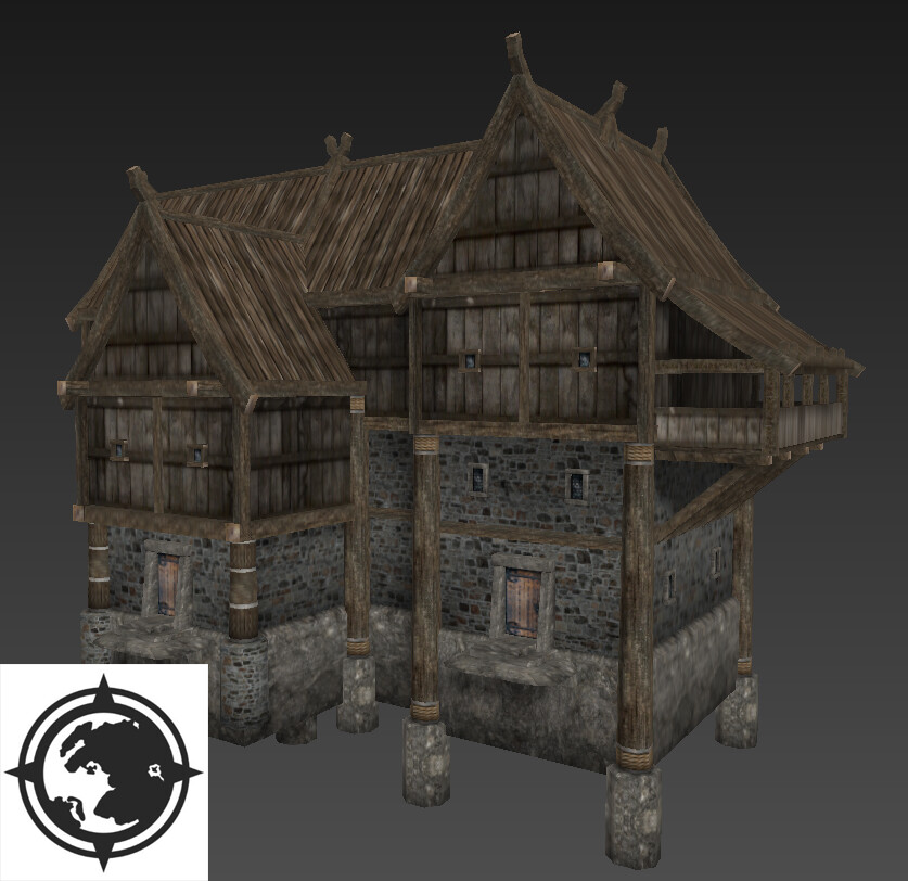 ArtStation - Haafingar House Set (Skyrim: Home of The Nords)