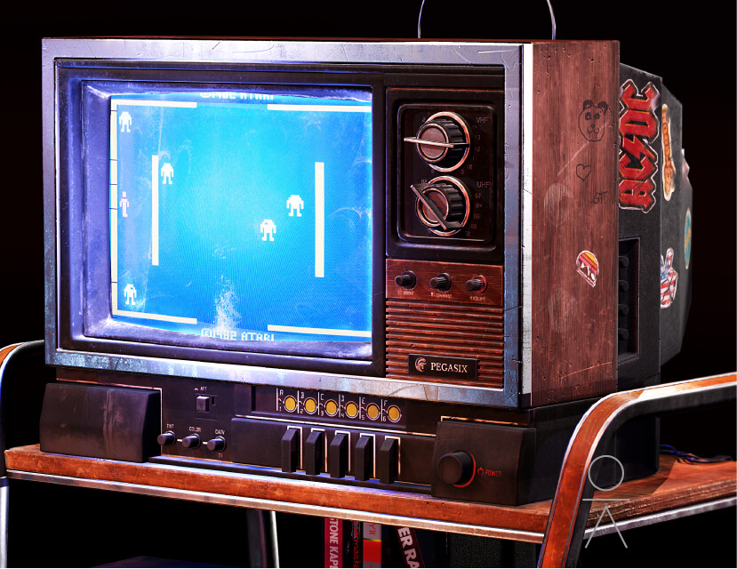 ArtStation - Tv / Vhs / Atari