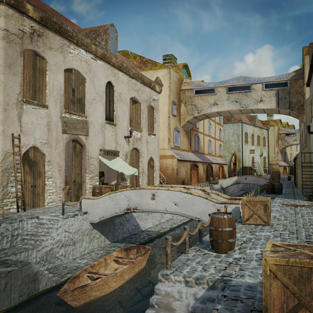 ArtStation - Old street