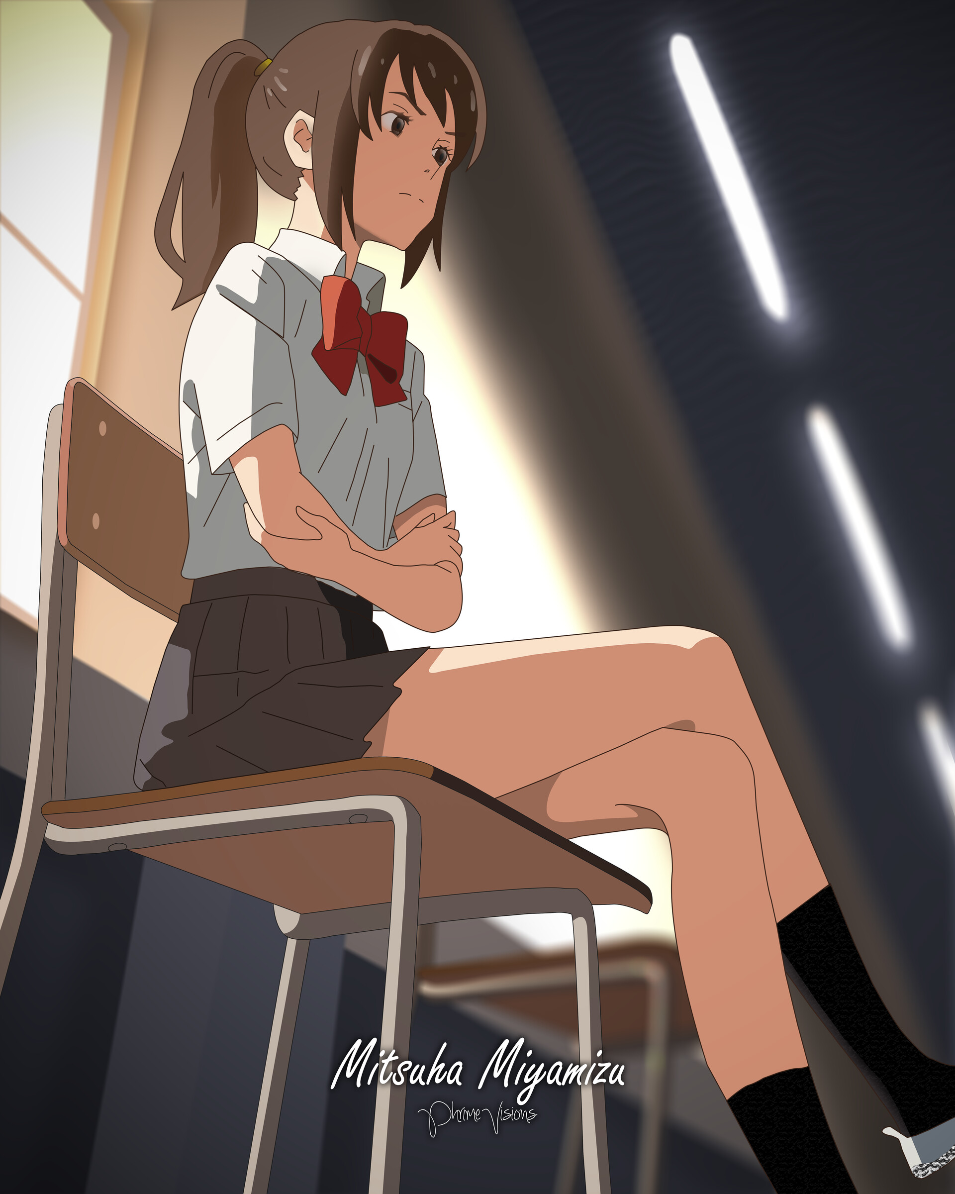 ArtStation - Mitsuha Miyamizu | Kimi no nawa