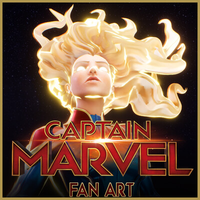 ArtStation - Captain Marvel Fan Art