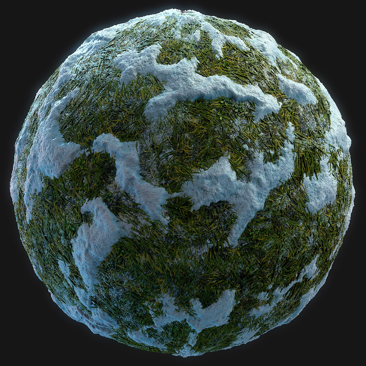 ArtStation - Snowy Grass