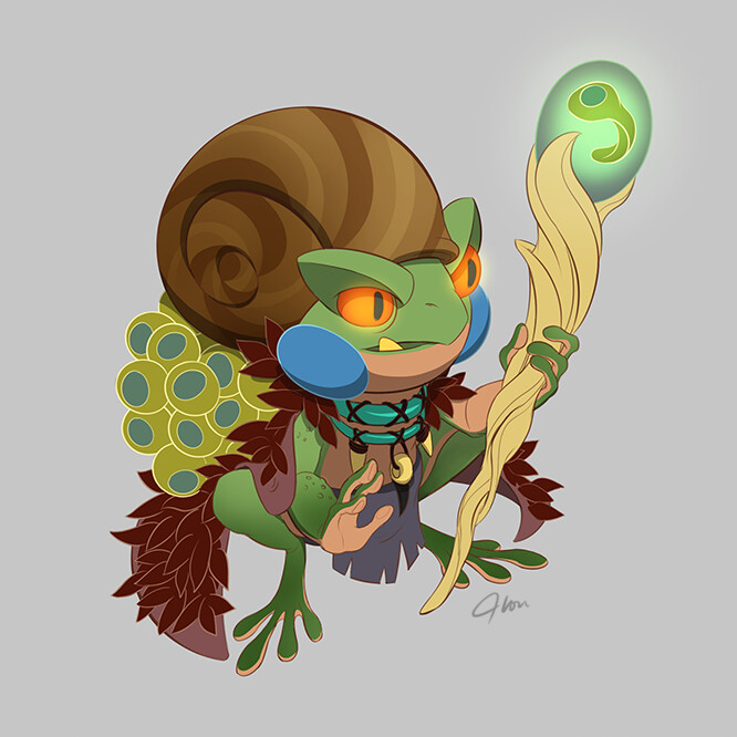 ArtStation - Shaman frog o^-^o