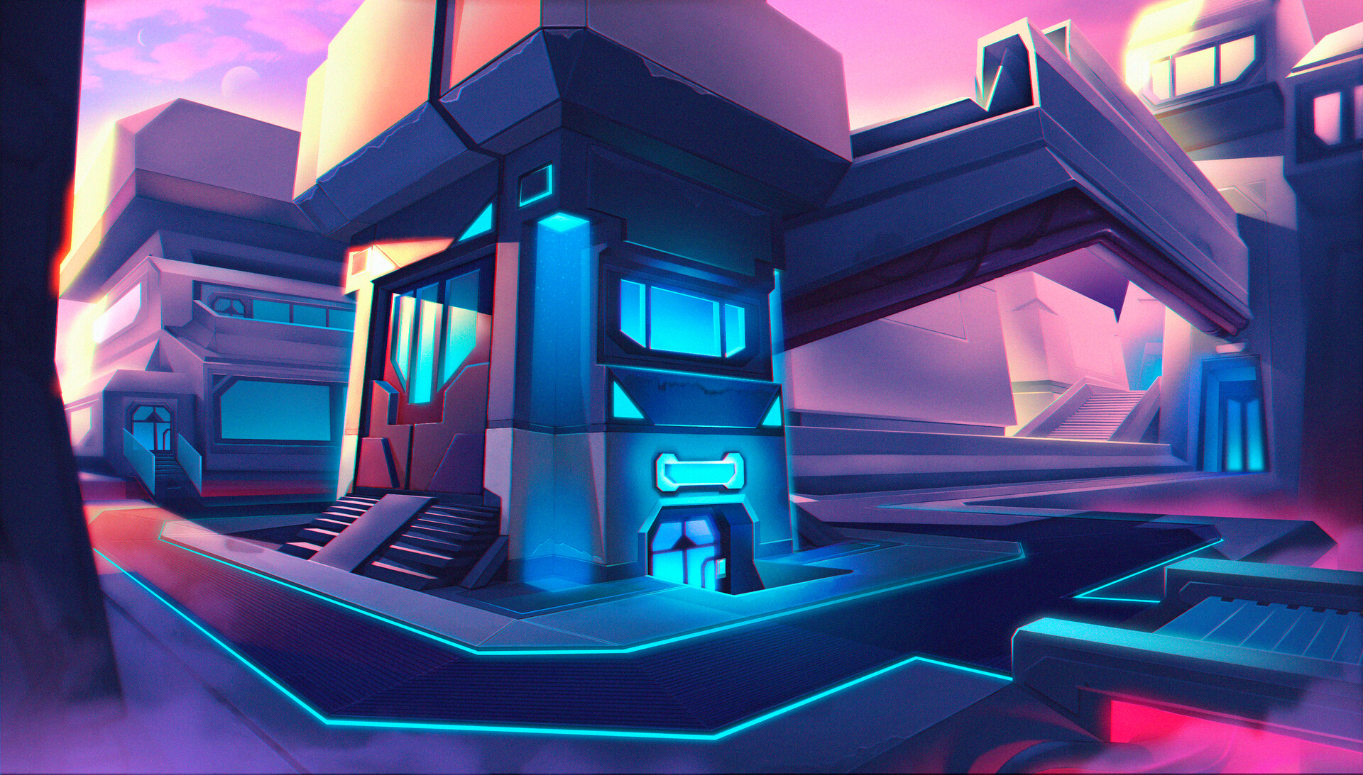 ArtStation - Concept Art of a Environment for a videogame