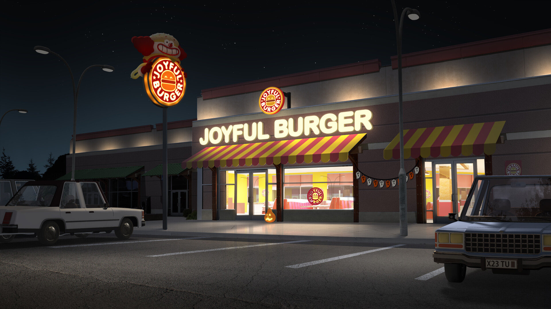 ArtStation - Gumball background Night time (The Ghouls)