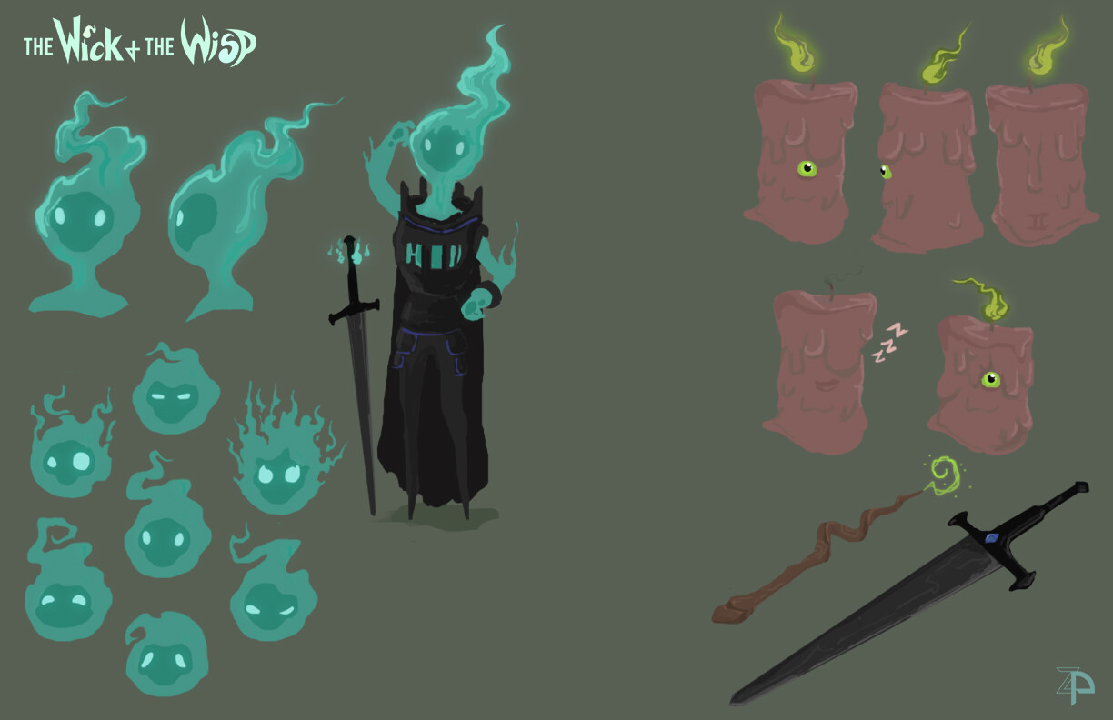 ArtStation - The Wick & The Wisp - Character Concepts