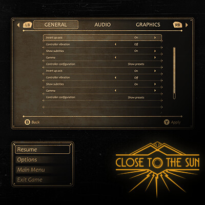 ArtStation - CLOSE TO THE SUN - GUI/Trophy icons
