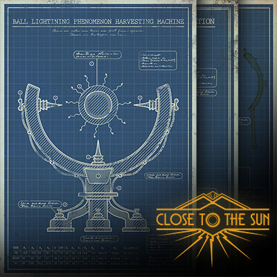 ArtStation - CLOSE TO THE SUN - Blueprint schemes