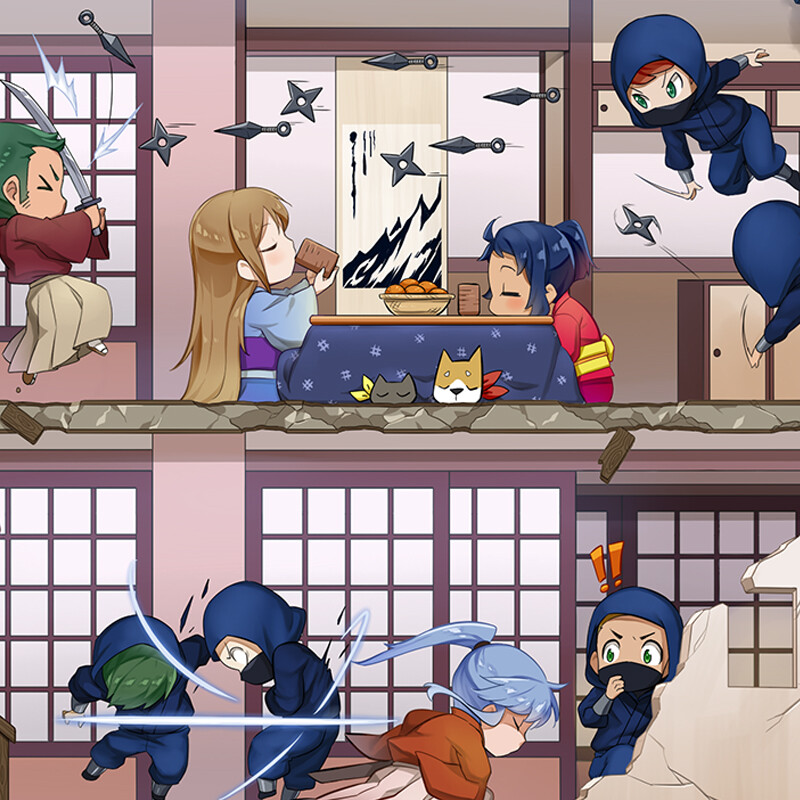 ArtStation - Ninja Attack!