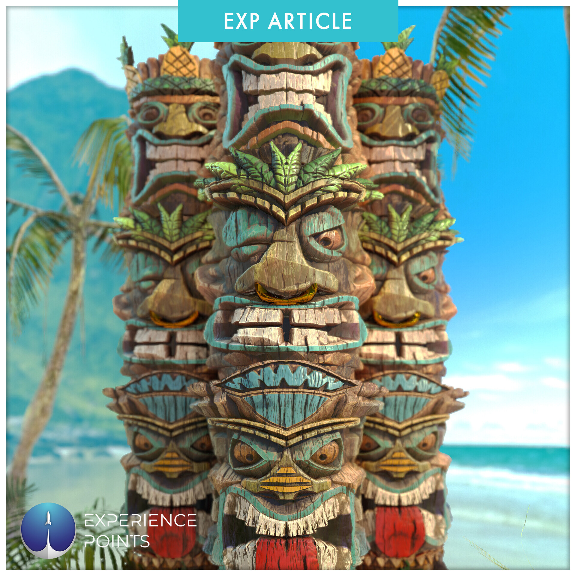 Javier Perez - Lead Material Artist - Experience Points -Tiki Breakdown ...