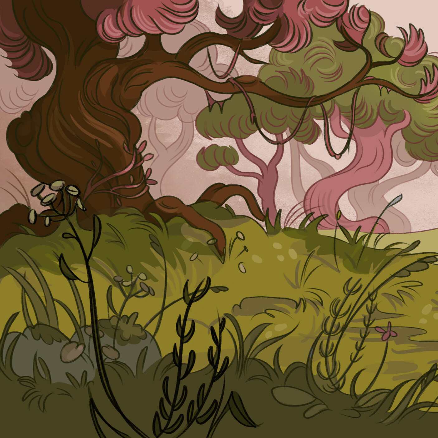 ArtStation - Forest backgrounds