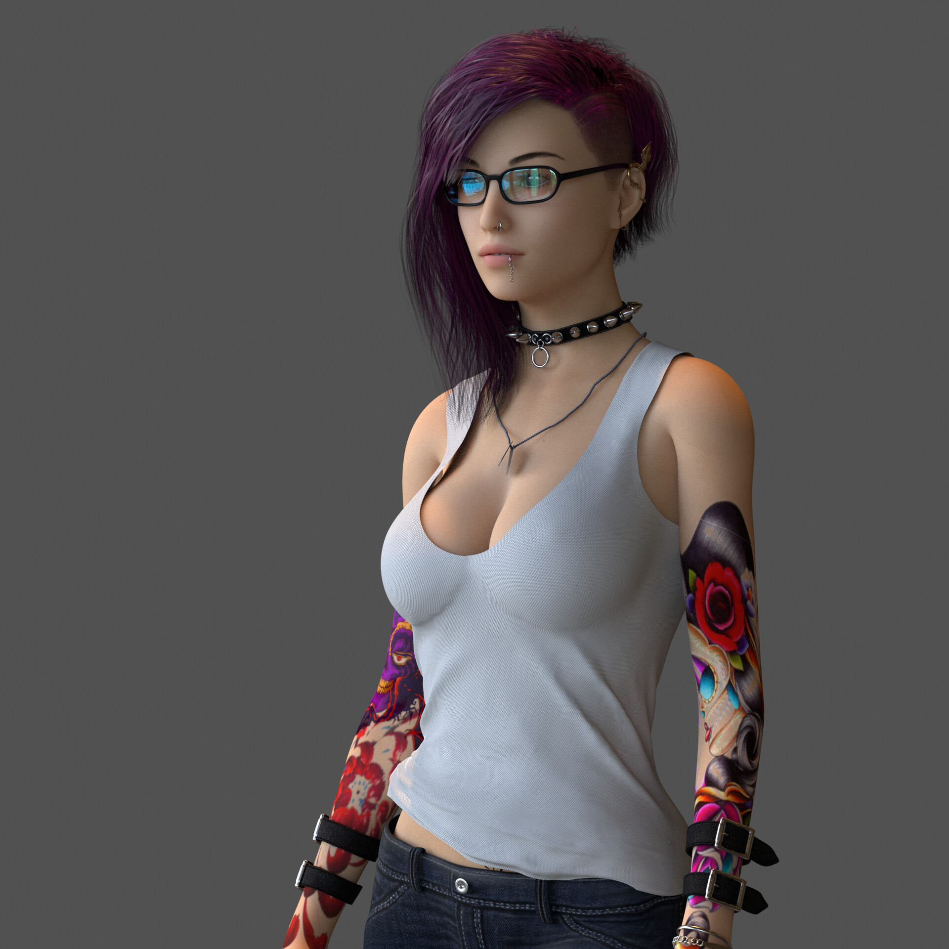 ArtStation - funky girl