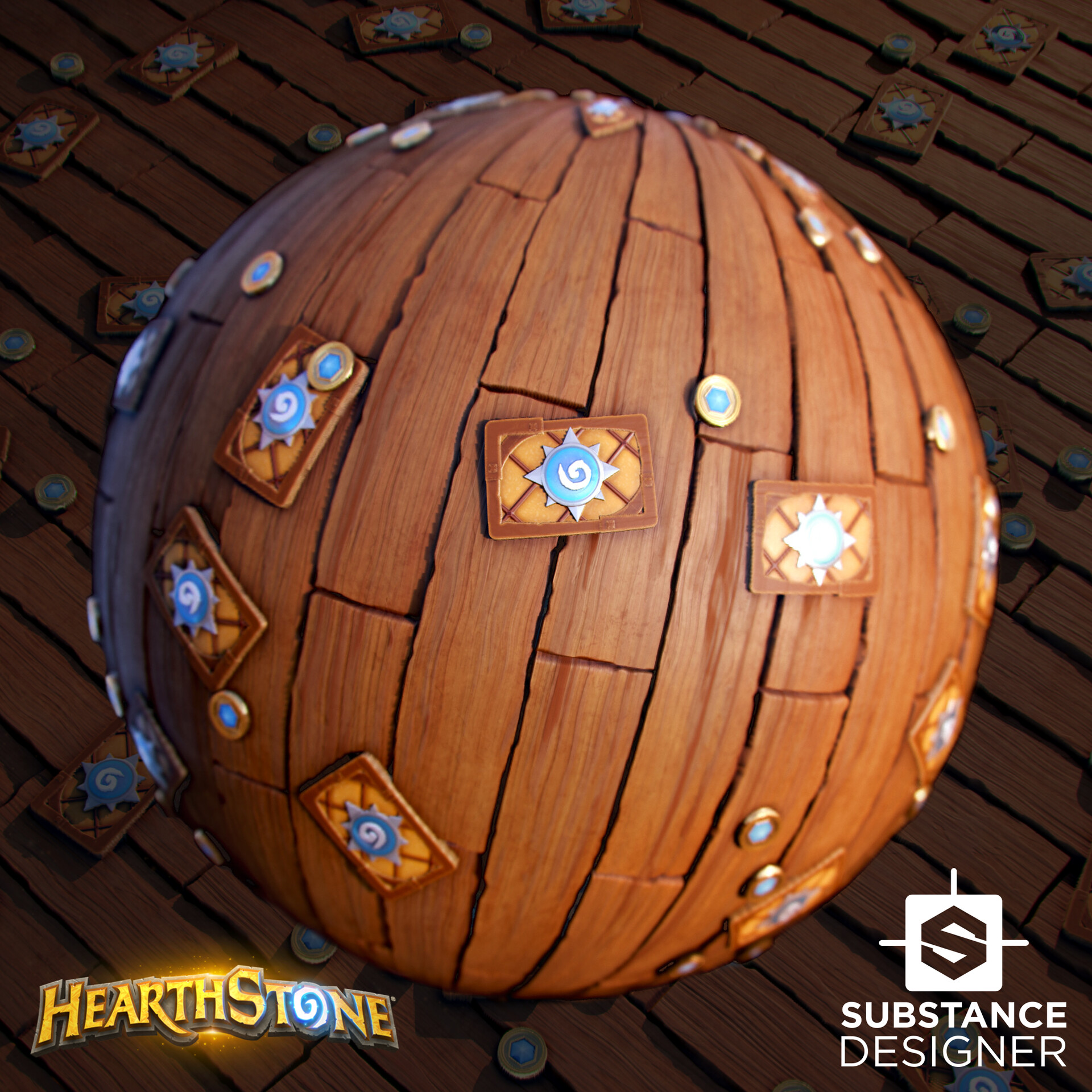 ArtStation - HEARTHSTONE MATERIAL STUDY