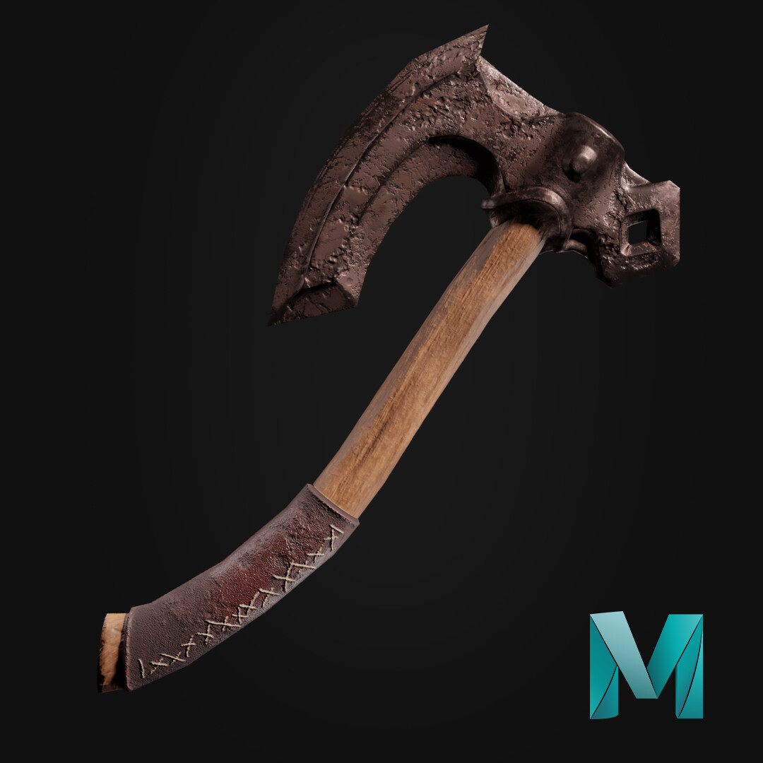 ArtStation - Nordic Axe (Skyrim Fanart)