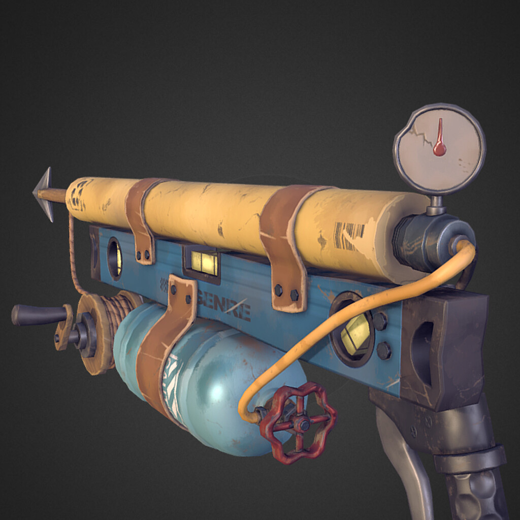 ArtStation - Harpoon Gun