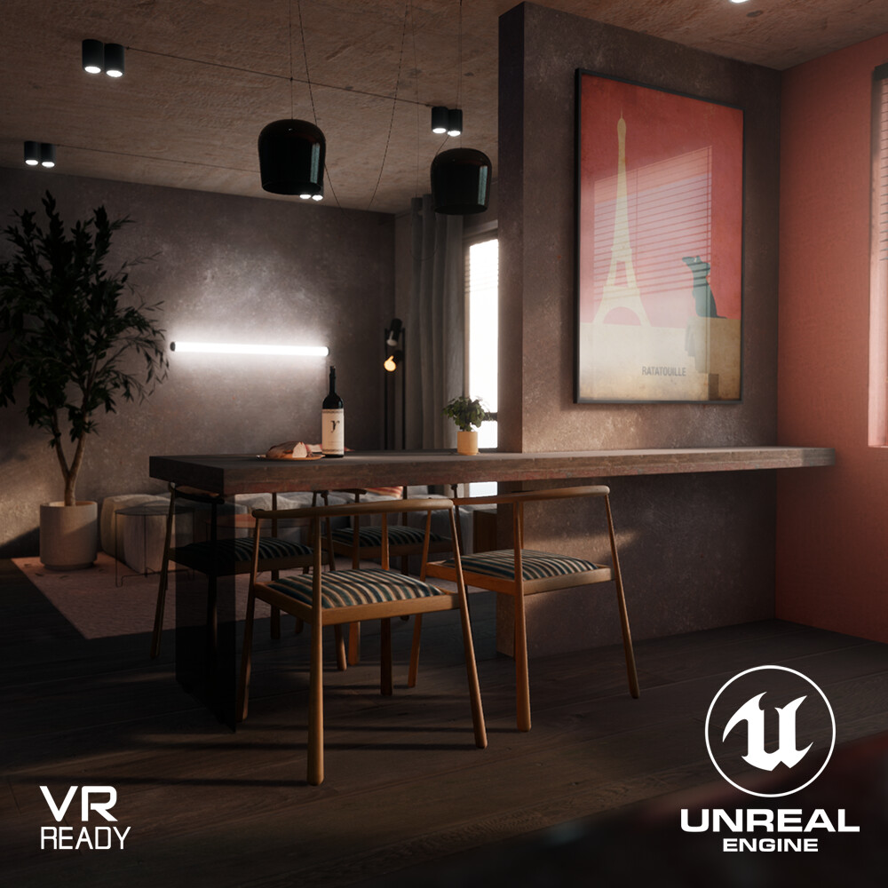 ArtStation - Desert apartment - Unreal Engine VR ready