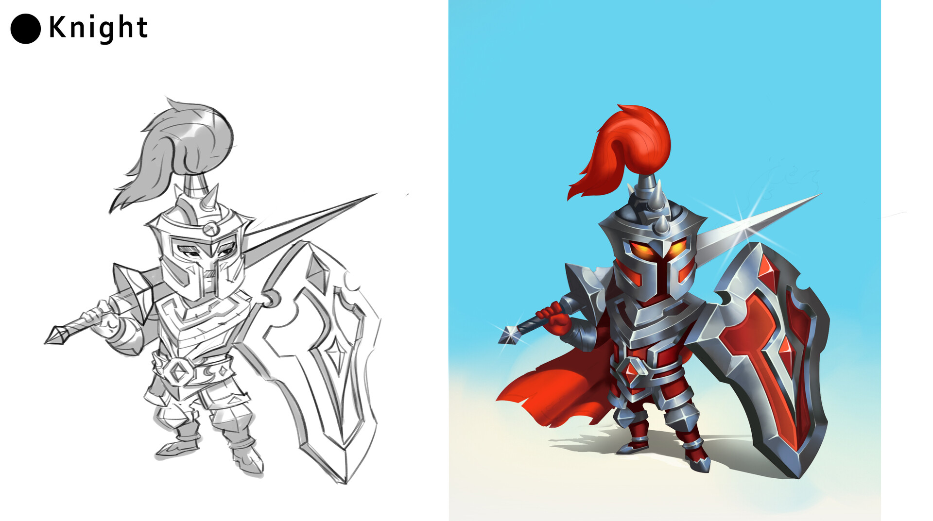 ArtStation - RPG game knight warrior