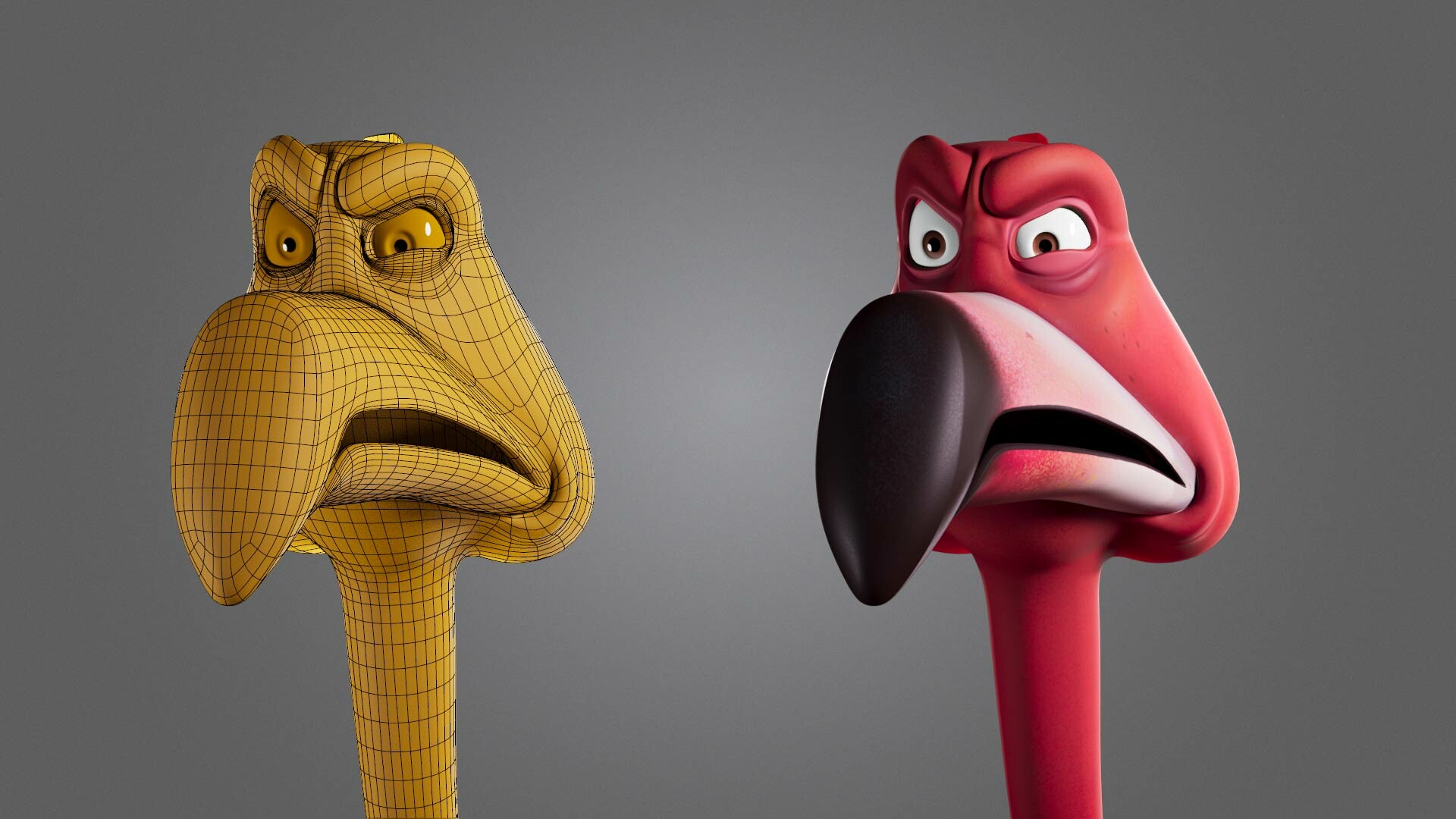 ArtStation - Gilles The Flamingo