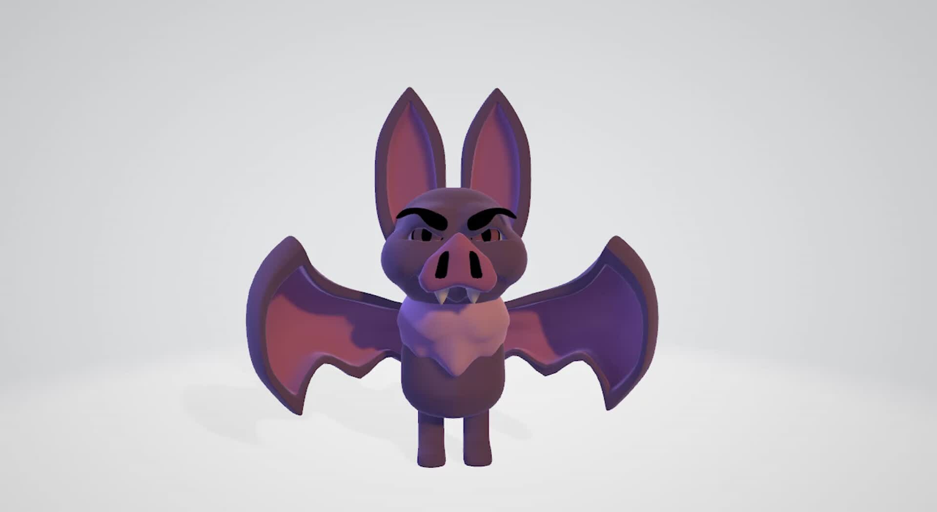 ArtStation - Bat Character Sculpt-Turnaround
