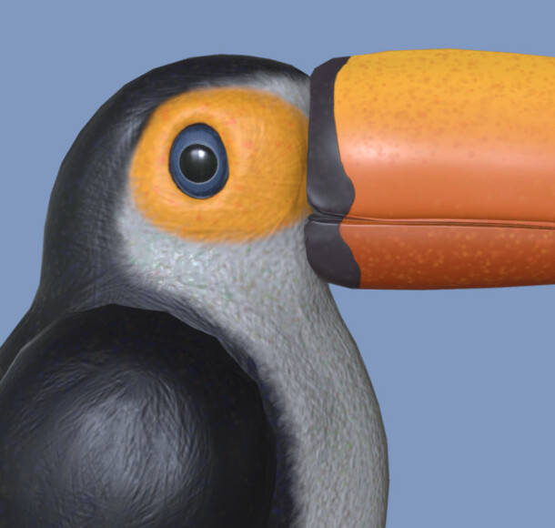 ArtStation - WIP Toucan on Bird Stand