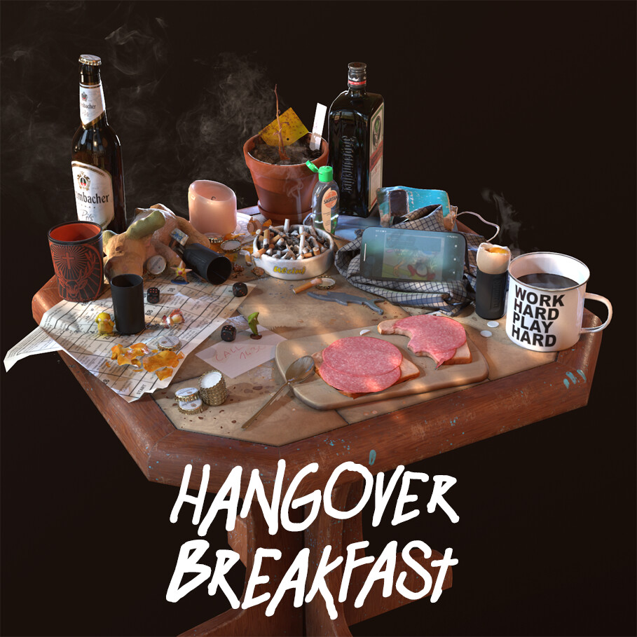 ArtStation - Hangover Breakfast