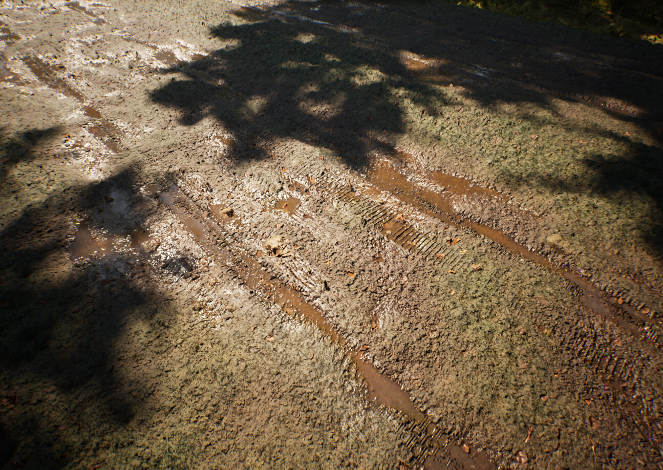 ArtStation - Muddy Road Material